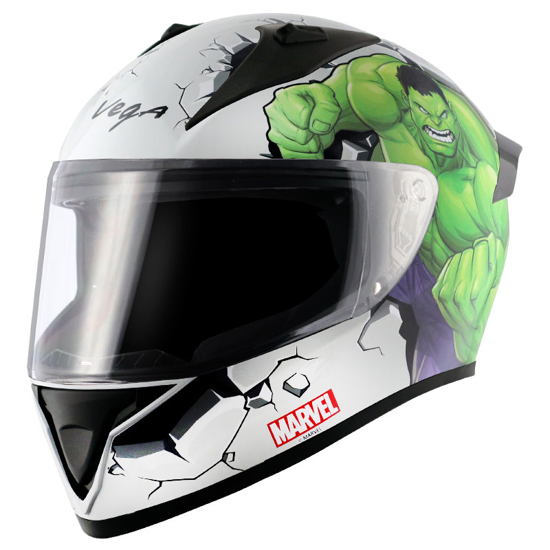 VEGA BOLT MARVEL HULK EDITION FULL FACE HELMET – Phoenix Probiking